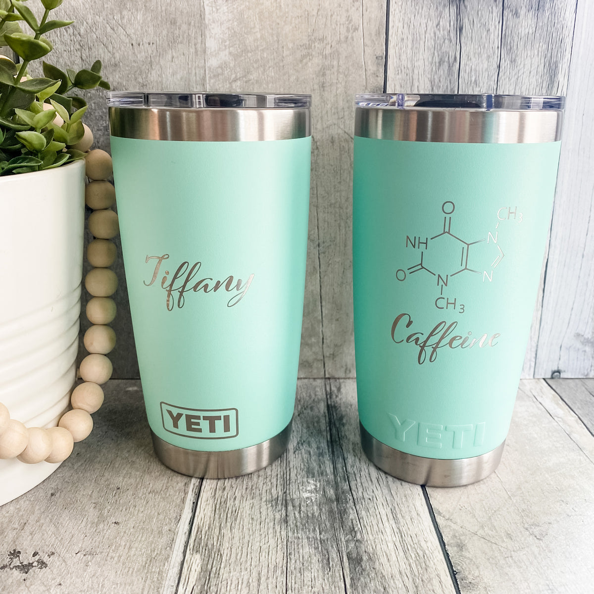 Tumbler Engraving Service - double-sided – Heather and Oak